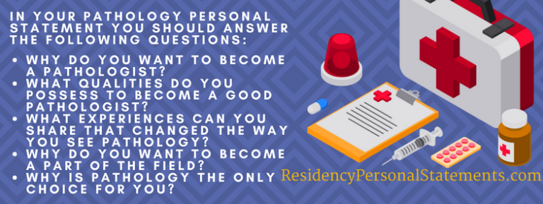 Effective Pathology Residency Personal Statement Writing