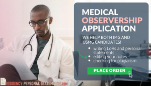 Winning Medical Observership Personal Statement | IMG & USMG